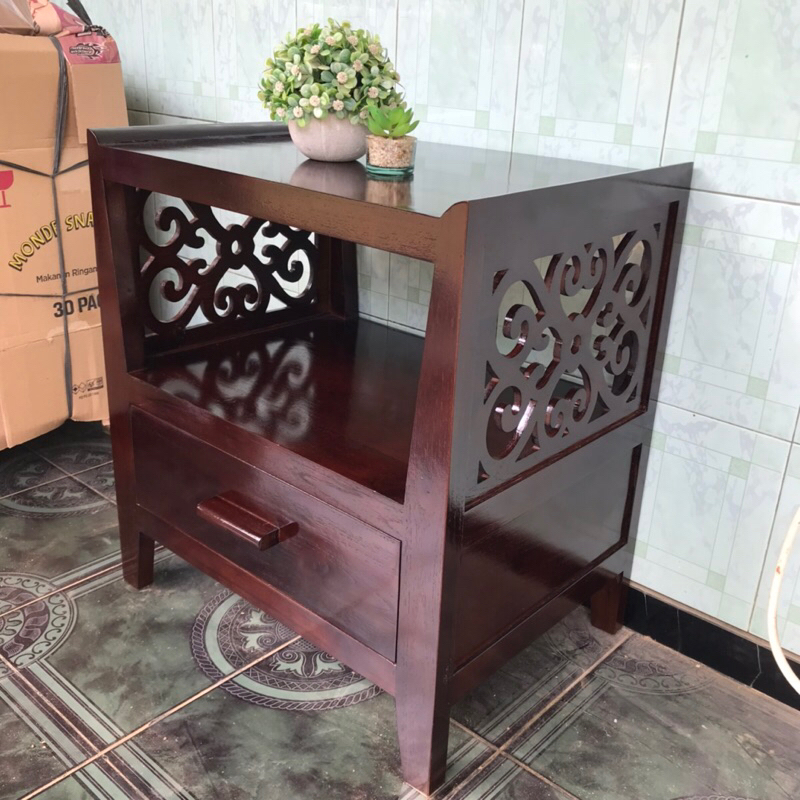 Jual NAKAS JATI MEJA SISI SIDE TABLE GRATIS ONGKIR JAWA JABODETABEK ...