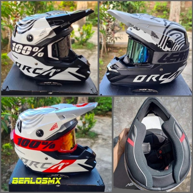 Jual Helm Cross ORCA Helm Trail RSV Helm Motor orca oneonenine | Shopee ...