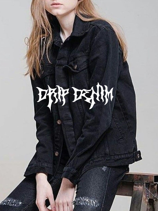 Jual DRIP DENIM Jaket Jeans Oversize Unisex ( Pria & Wanita ) | Shopee ...