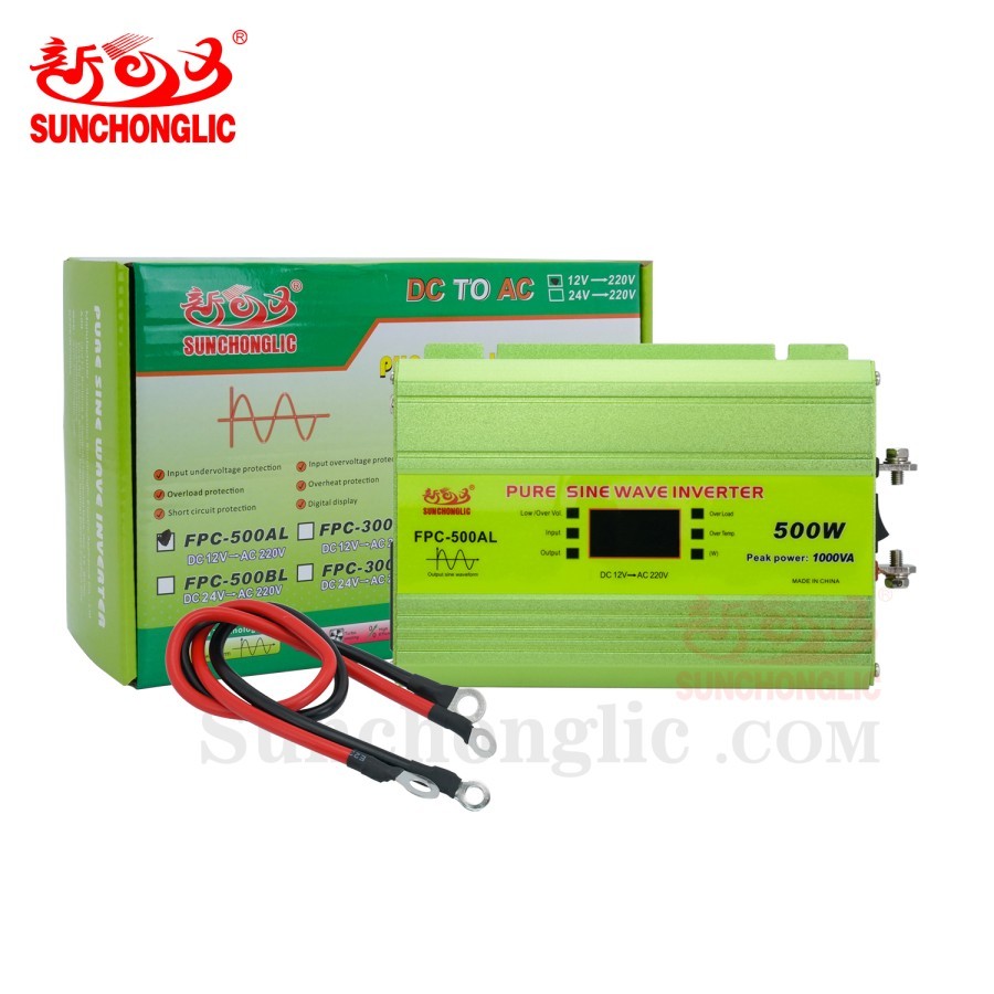 Jual Solar Power Inverter PSW Pure Sine SUNCHONGLIC FPC500 FPC500 ...