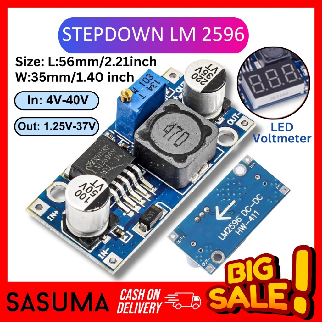 Jual SASUMA LM2596 Module DC - DC step down | Shopee Indonesia