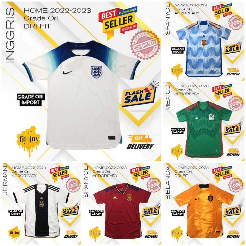 Jual JERSEY WORLD CUP QATAR 2022 GO | Shopee Indonesia