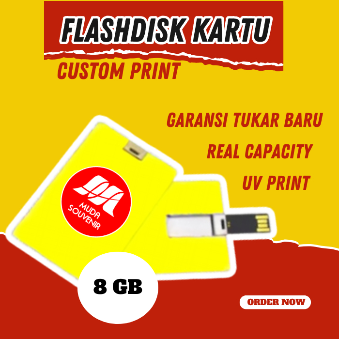 Jual FLASHDISK KARTU 8GB USB FD CARD 8GB FD KARTU FLASHDISK ID CARD ...