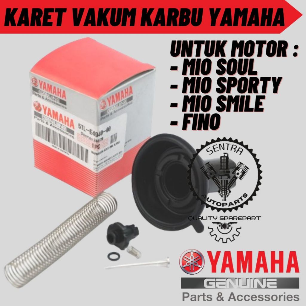 Jual ORIGINAL YGP KARET VAKUM KARBURATOR ASSY MIO SPORTY MIO SMILE MIO ...