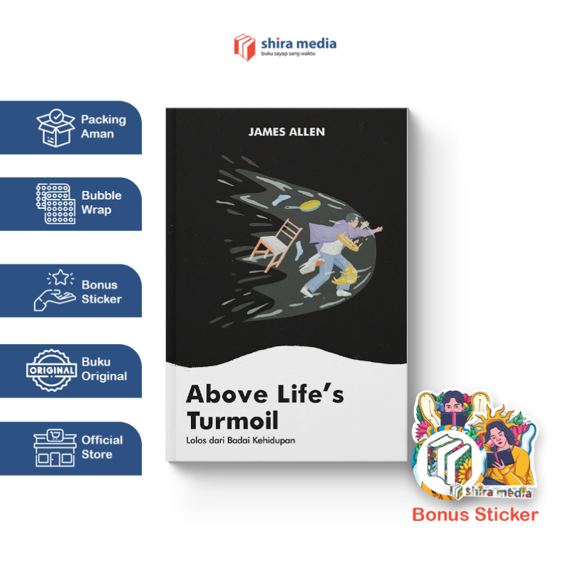 Jual Shira Media - Above Life's Turmoil - James Allen - Self Help ...