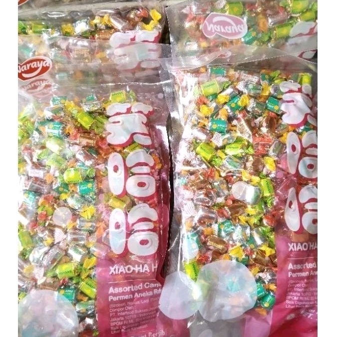 Jual XIAO HA HA ASSORTED CANDY 500g / Peremen Aneka Rasa | Shopee Indonesia