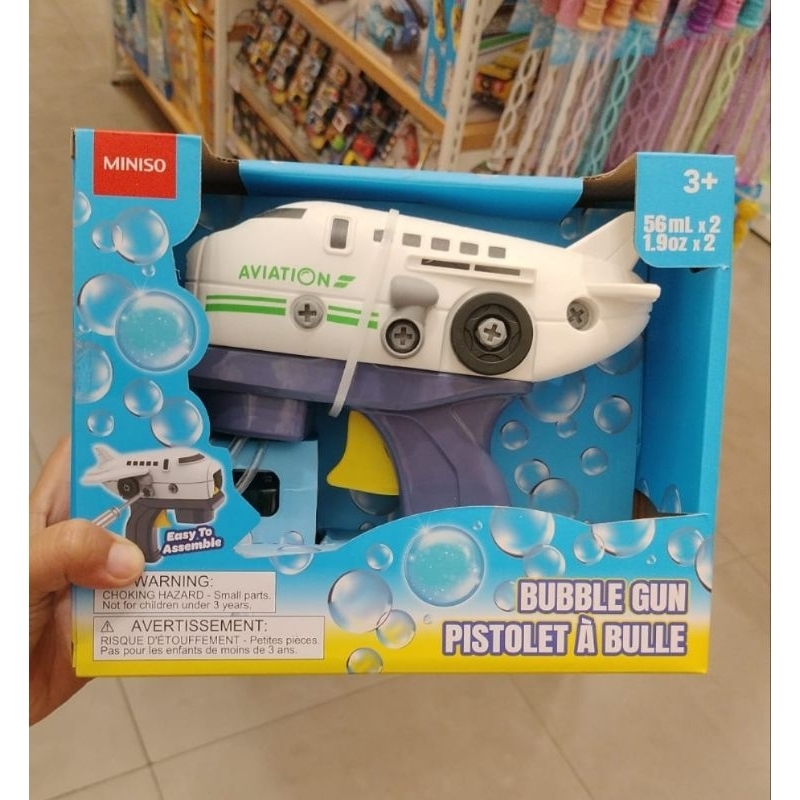 Jual MINISO OFFICIAL Bee bubble machine / mainan bubble anak2 lucu ...