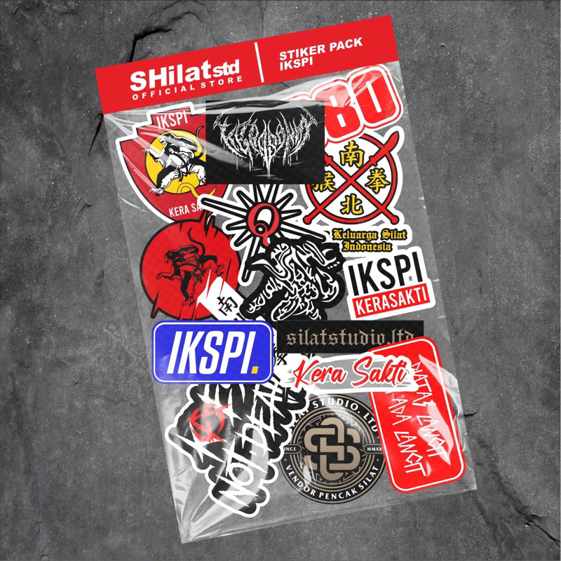 Jual Stiker pack PREMIUM IKSPI ANTI AIR CUTTING (isi 13 stiker) Plastik ...