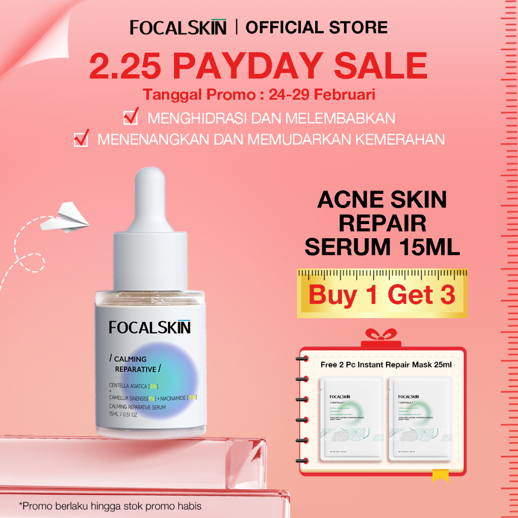 Jual Focalskin Acne Skin Repair Serum Untuk Kulit Jerawat Bruntusan ...