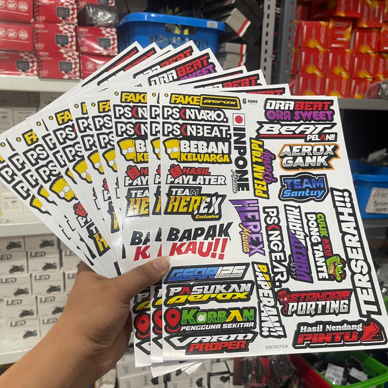 Jual 25 Sticker Pack Kata Kata Racing / Stiker Helm / Stiker Motor / Stiker Tumbr / kata kata ...