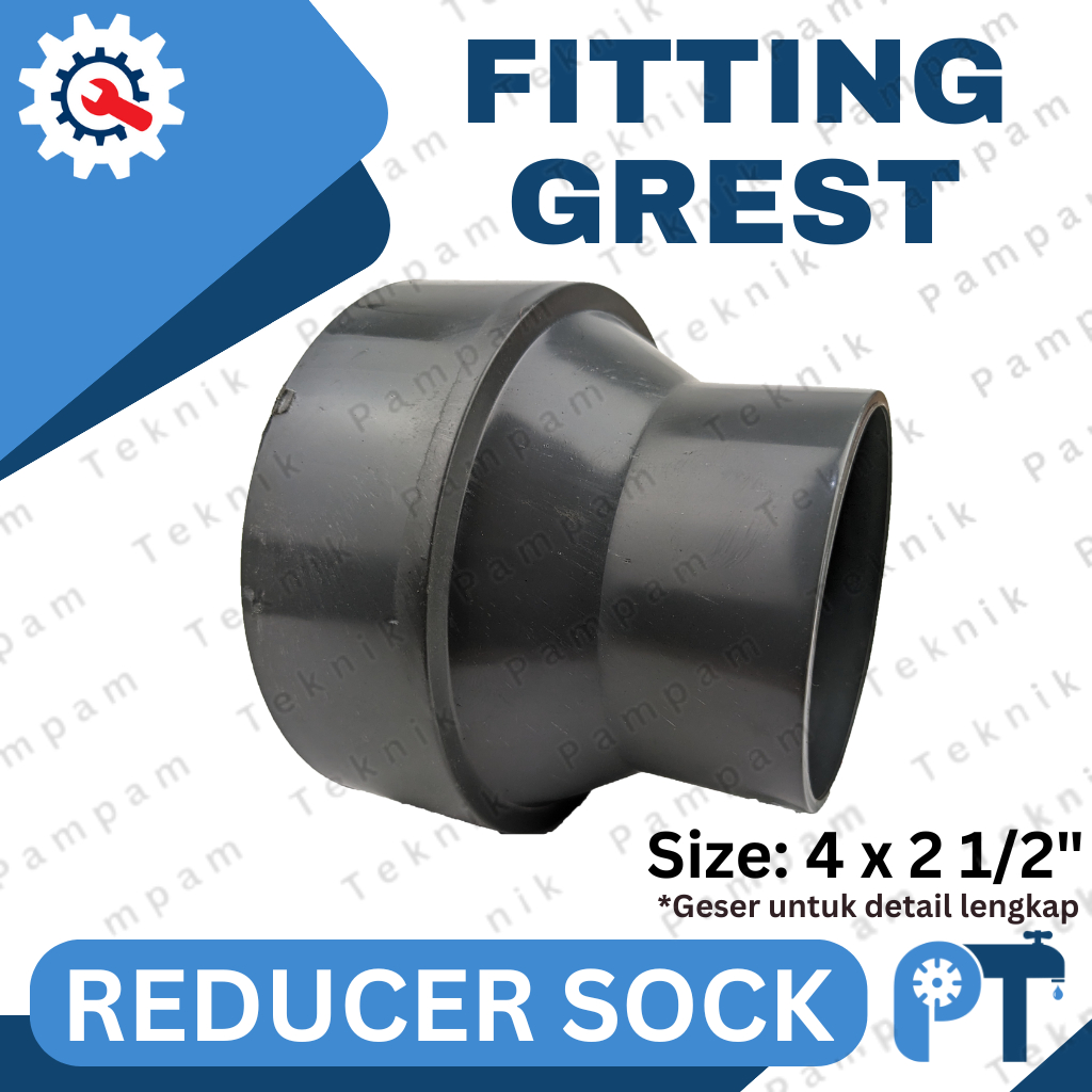 Jual Reducer sock 4 x 2 1/2 Grest - Vlok sok 4" x 2 1/2" Ploksok 4x2.5 ...