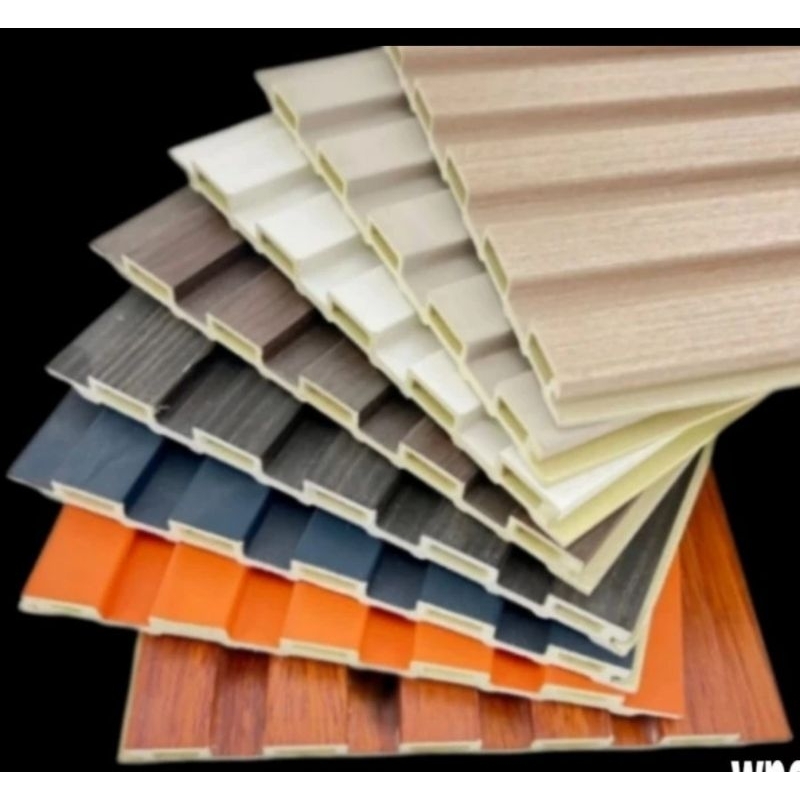 Jual wpc wall panel dinding slim atau tipis panjang 145cm lebar 16cm tebal 1cm | Shopee Indonesia