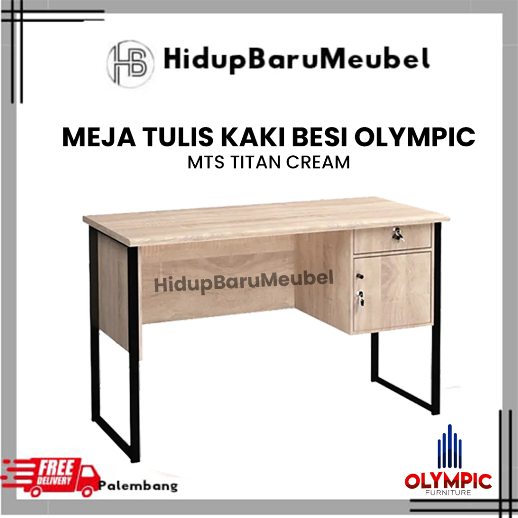 Jual Meja kantor Titan by Olympics / MTS titan / office desk table ...