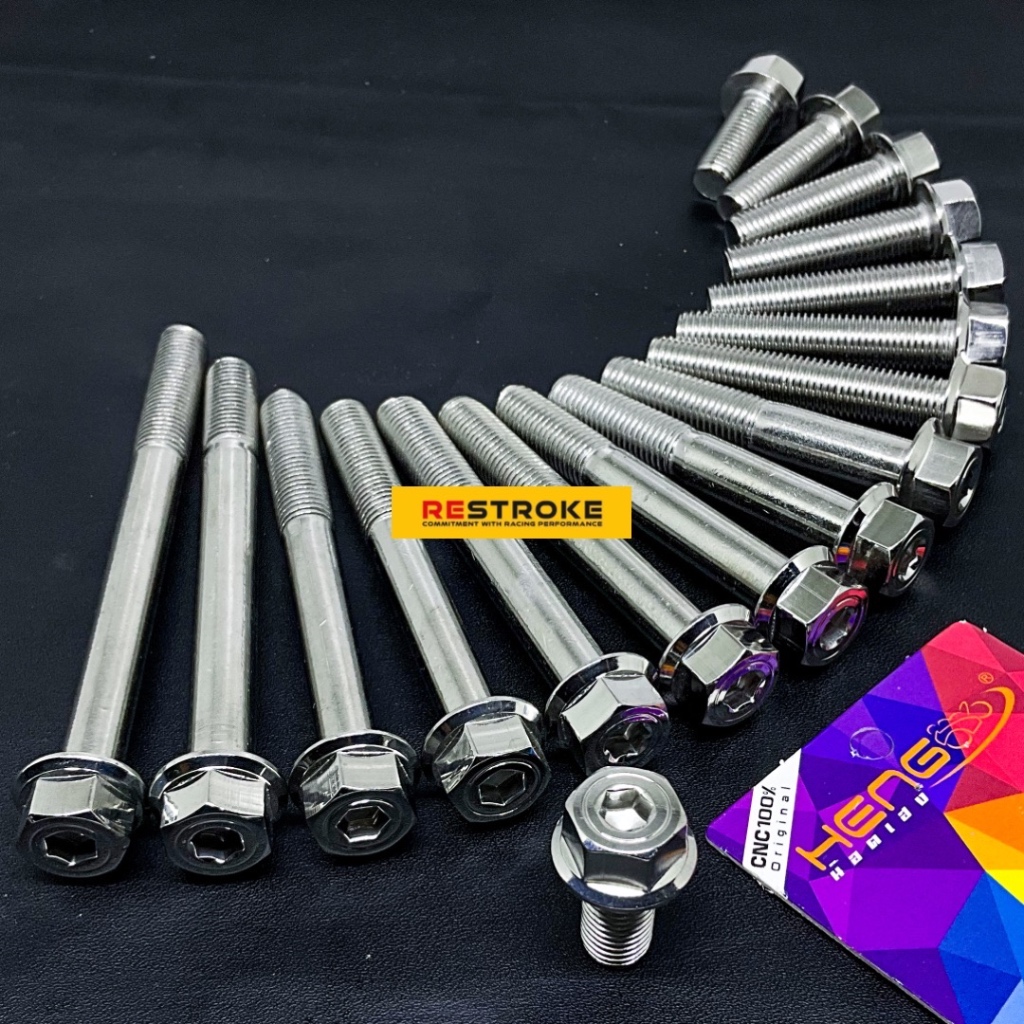 Jual BAUT 14 M10 NEW MODEL 2 KUNCI HEXAGON PROBOLT STAINLESS ORIGINAL HENG THAILAND | Shopee ...