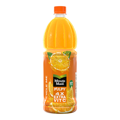 Jual Minute Maid Pulpy Orange Minuman Jus Buah Rasa Jeruk Botol 1 L ...