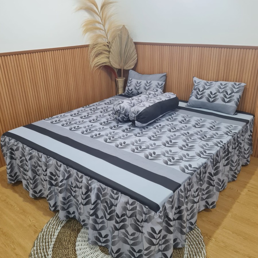 Jual Sprei RumbaI Motif bunga Ukuran 180x200/160x200/120x200 | Shopee ...