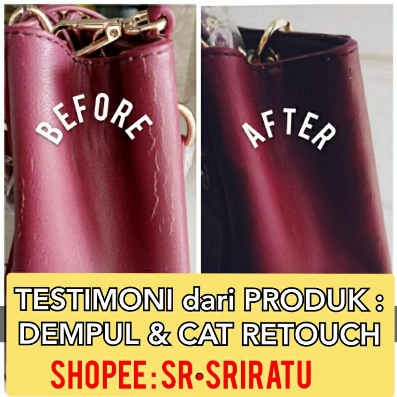 Jual DEMPUL TAS PENAMBAL KULIT RETAK LEATHER FILLER | Shopee Indonesia