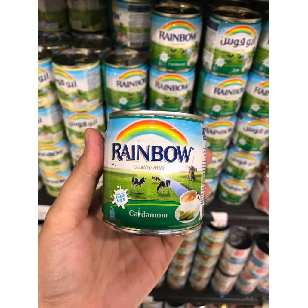 Jual Rainbow Cardamom Flavored Evaporated Milk 170g | Shopee Indonesia