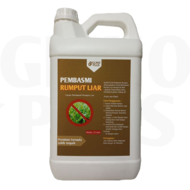 Jual (5 Liter) Cairan Obat Semprot Pembasmi Rumput Liar Gulma ilalang ...