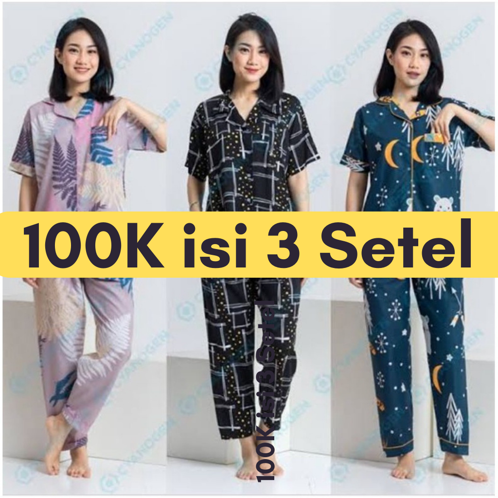 Jual Baju Tidur Wanita PAKET HEMAT 100k Dapat 3 Setel Piyama Wanita ... Jual Baju Tidur Wanita PAKET HEMAT 100k Dapat 3 Setel Piyama Wanita ...