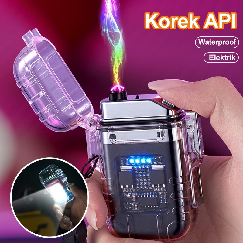 Jual Korek api Elektrik variasi PLASMA DAN BARA arc waterproof tipe C ...