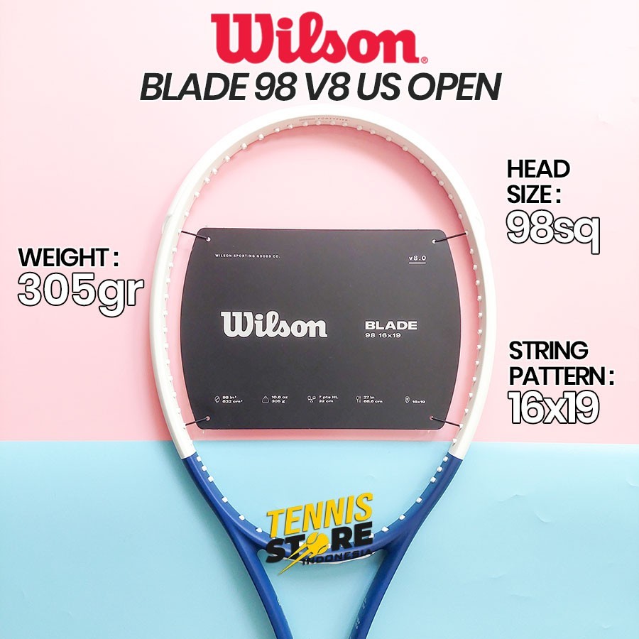Jual Wilson Clash 100 V2 / Blade 98 16x19 V8 US OPEN Limited Edition ...