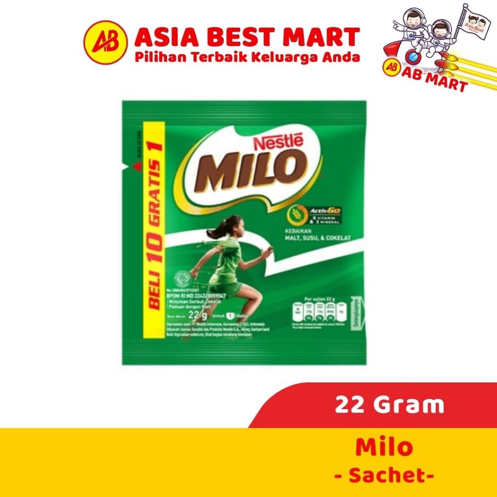 Jual Milo Sachet 22 Gr/Susu Bubuk Sachet Rasa Coklat/Susu Milo | Shopee ...
