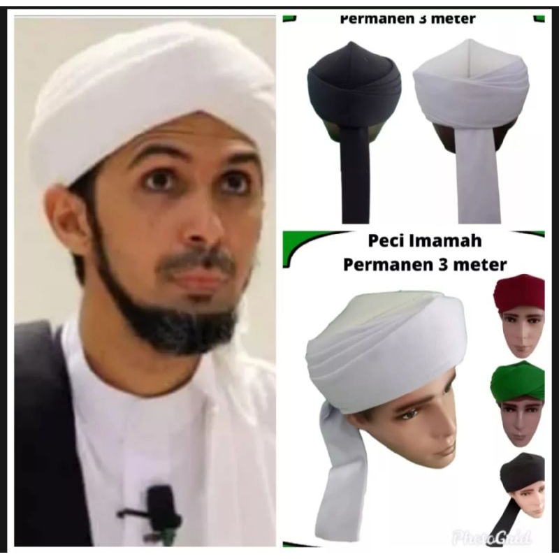 Jual peci imamah dewasa permanen | Shopee Indonesia