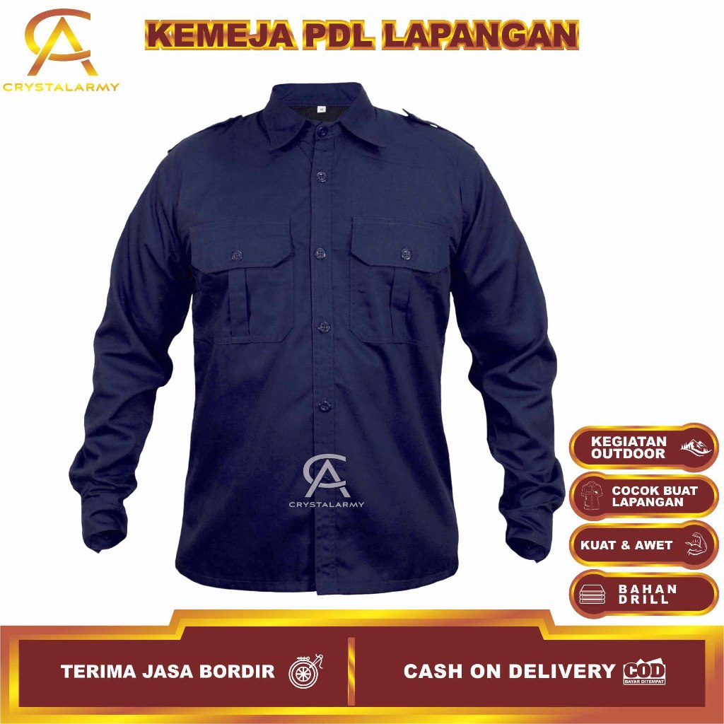 Jual CRYSTAL ARMY Kemeja TACTICAL / Kemeja CASUAL / kemeja Polos Pria ...