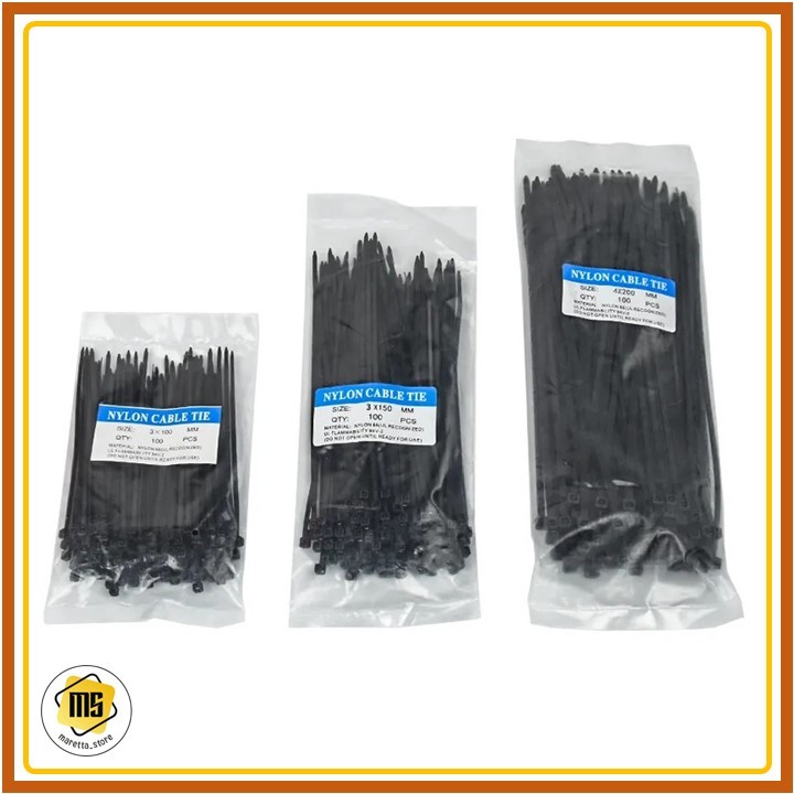 Jual Kabel Ties Cable Tie Panjang 20 cm | Shopee Indonesia