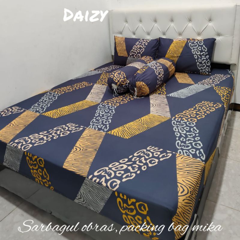 Jual SPREI HOMEMADE SPREI KARET SUDUT MOTIF ABSTRAK STAR GOLD HITAM ...