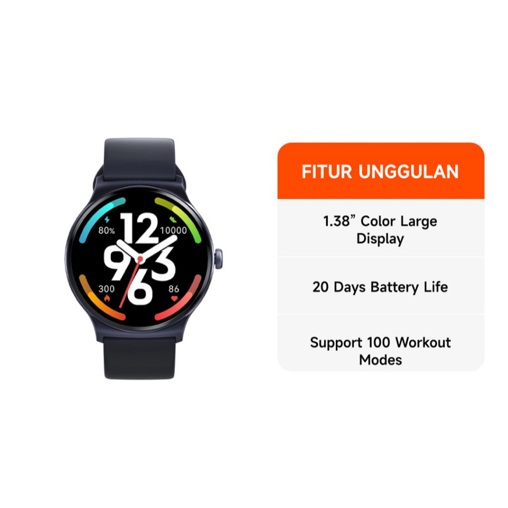 Jual Haylou Solar LS05 Lite Smartwatch 1.38 inch | Shopee Indonesia