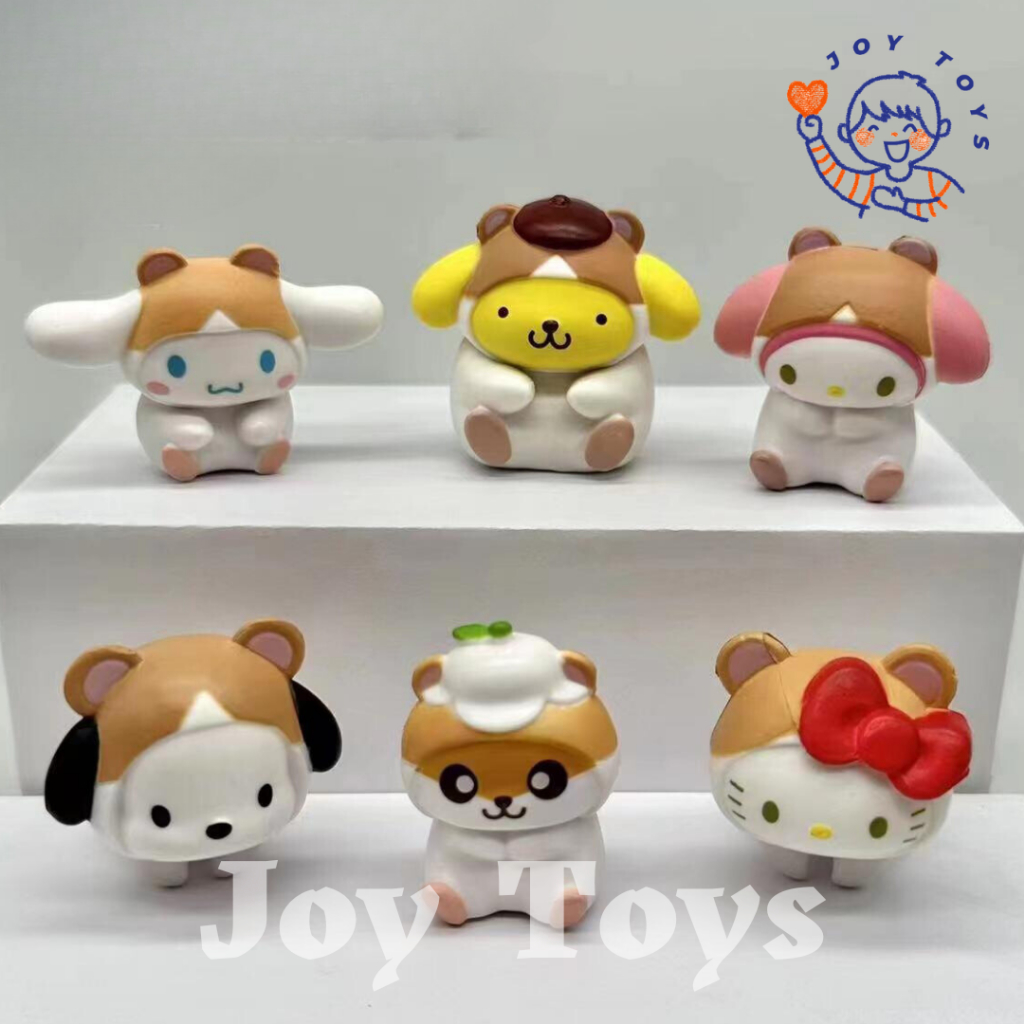 Jual SANRIO HAMSTER 4-6CM 200G 6 PCS FIGURE | Shopee Indonesia