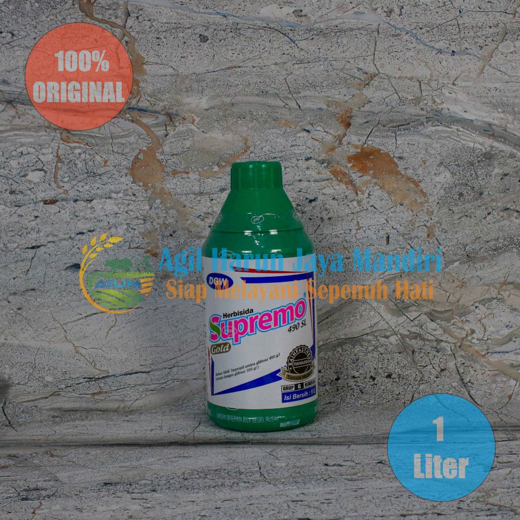 Jual HERBISIDA SUPREMO GOLD 490 SL 1 LITER HERBISIDA SISTEMIK OBAT ...