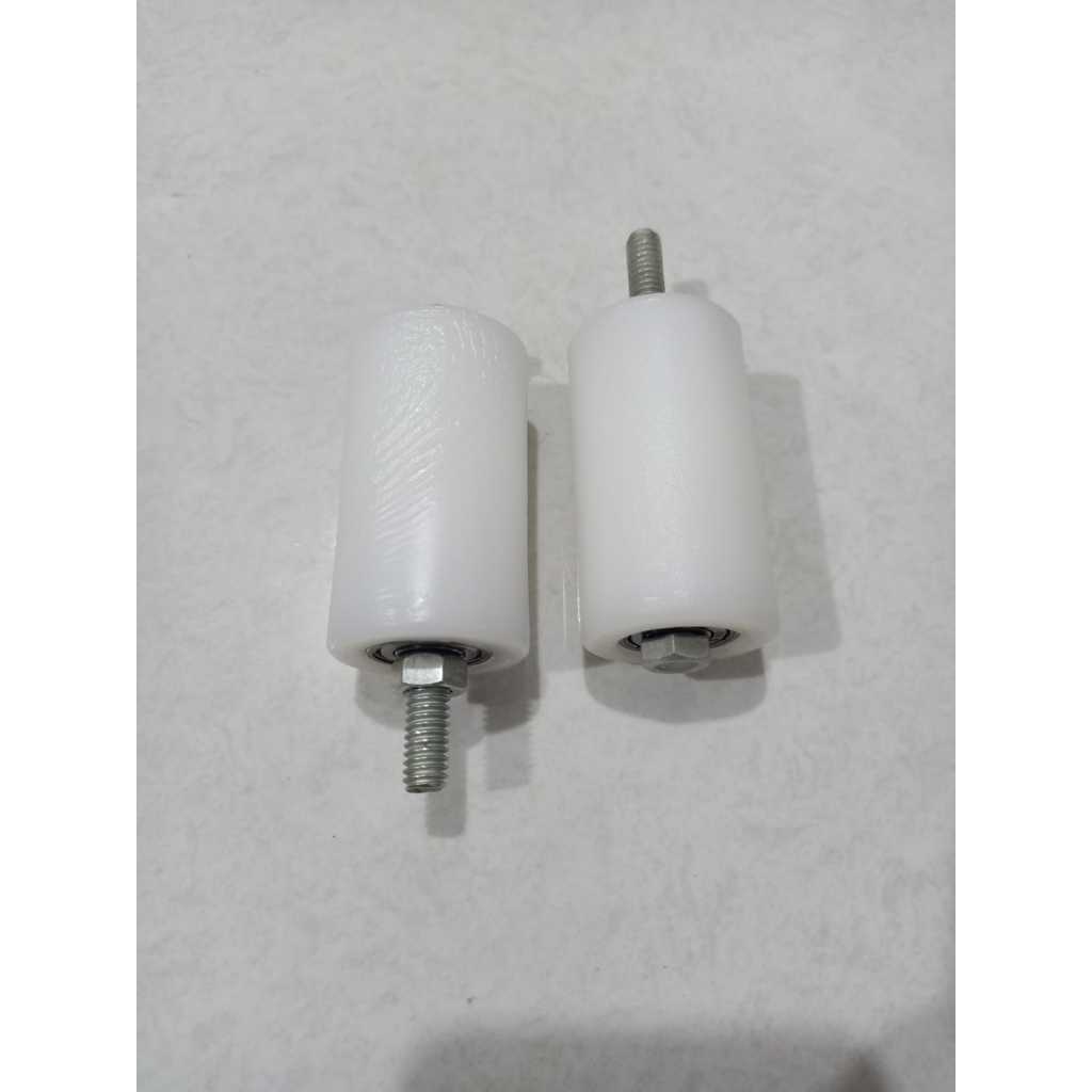 Jual (1pcs) Roda Teflon 35mm Nylon / Roda Nilon / Roda Pagar Sleding ...