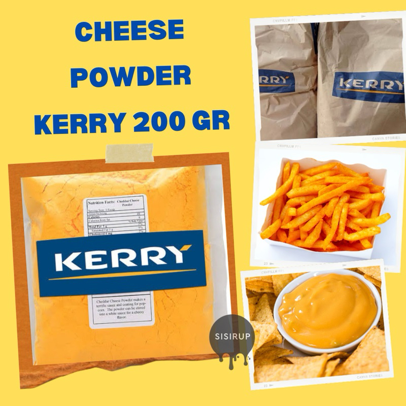 Jual KERRY CHEESE POWDER ORANGE 200 GR / HALAL / KEJU BUBUK HALAL ...