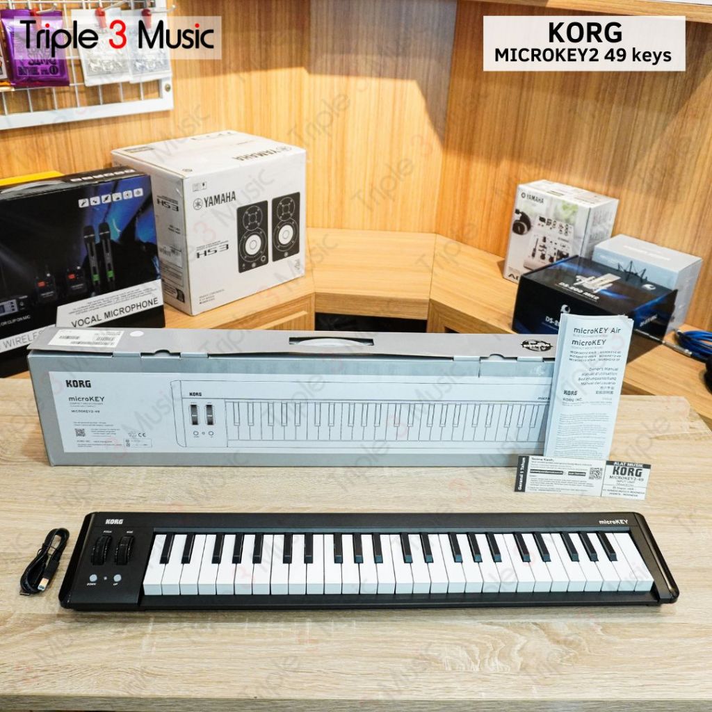 Jual Korg microKEY 49 49 keys Keyboard Mini Midi Controller NON WIRELESS | Shopee Indonesia