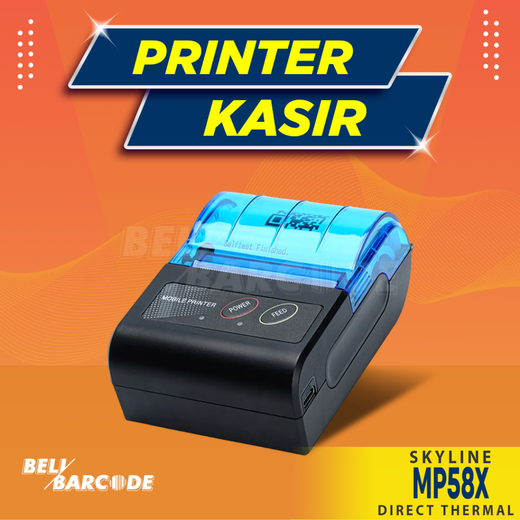Jual PROMO MINI MOBILE PRINTER BLUETOOTH SKYLINE MP58X - MP 58X UMKM ...