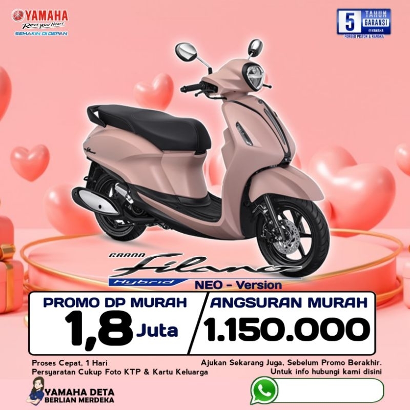 Jual GRAND FILANO NEO HYBRID | Shopee Indonesia