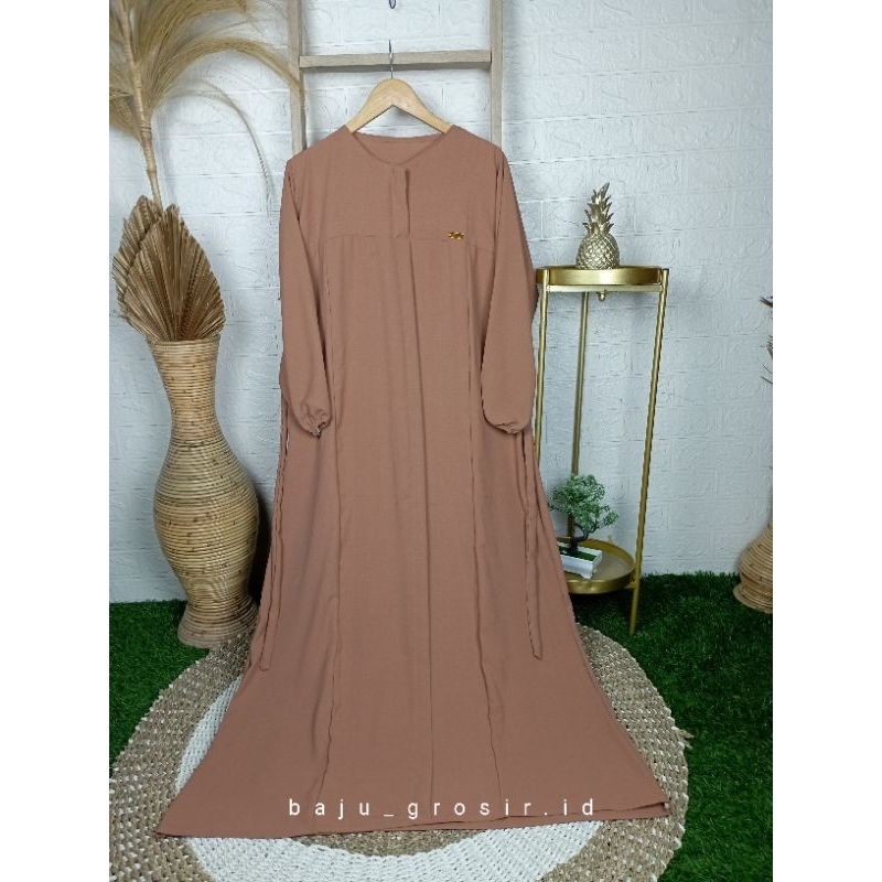 Jual KAYLA DRESS / GAMIS ELSIRA / CRINKLE AIR FLOW PREMIUM / FREE BROS ...