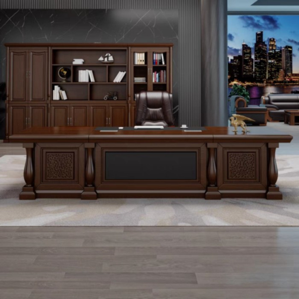 Jual MEJA KANTOR MODERN SUPER MEJA DIREKTUR MEJA BOS KAYU JATI MANTAP ...