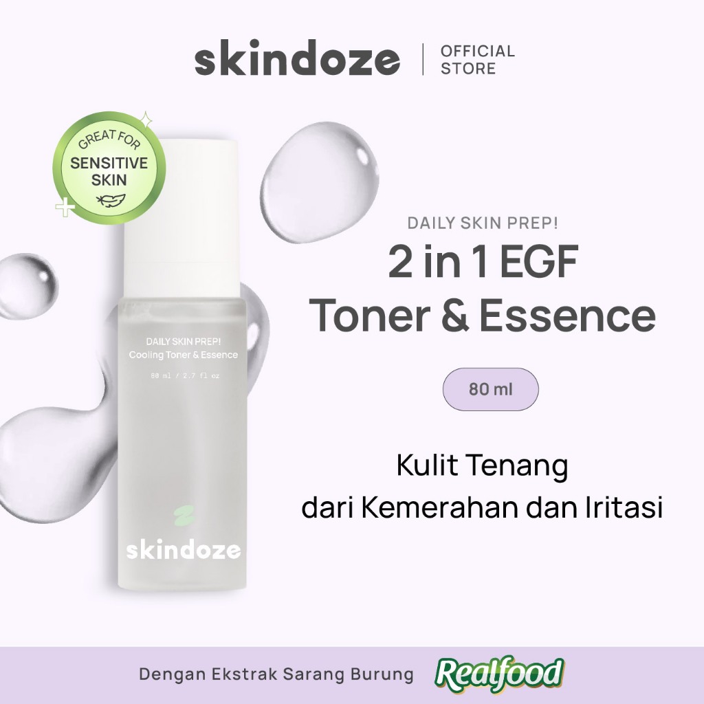 Jual SKINDOZE Calming Toner & Essence | Toner Wajah Glowing Toner ...
