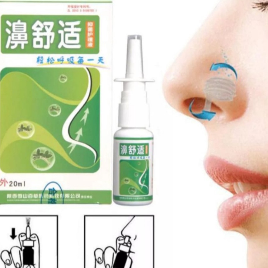 Jual HJ6 Semprotan Hidung Rinitis Kronis Sinusitis Spray Tradisional ...