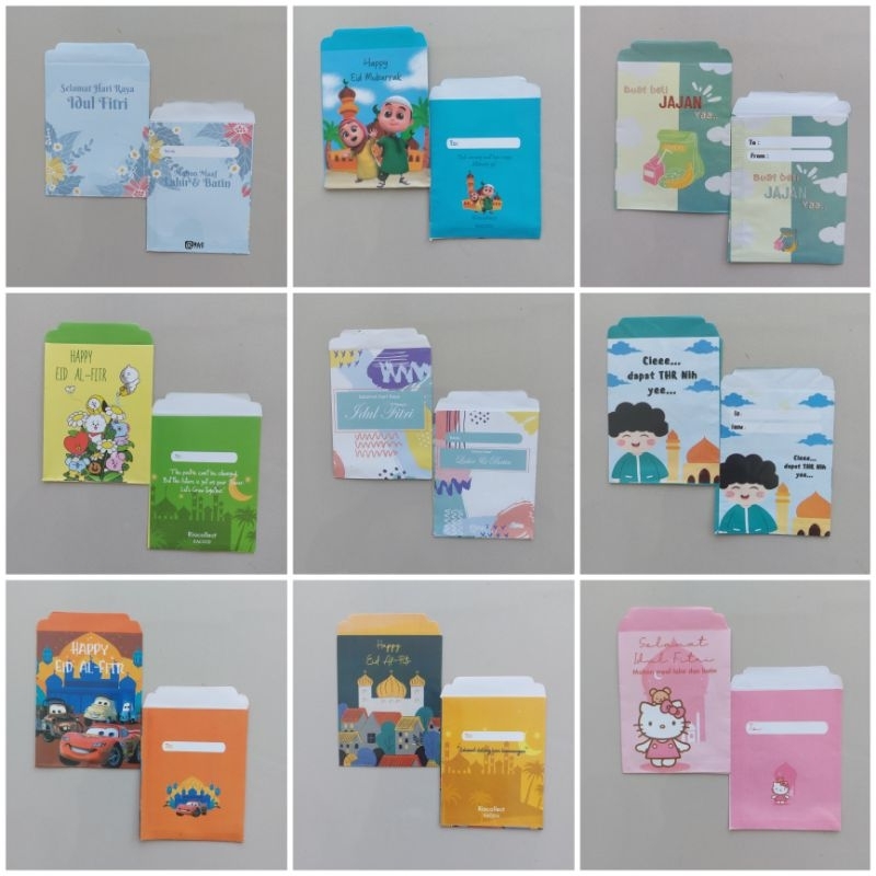 Jual AMPLOP lucu viral amplop lebaran 1 pack isi 10 pcs murah SIAP ...
