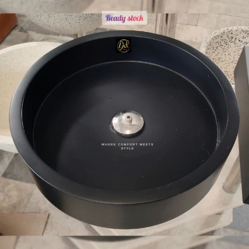 Jual Wastafel Teraso Bulat Diameter 30/ Wastafel Toilet,Kamarmandi ...