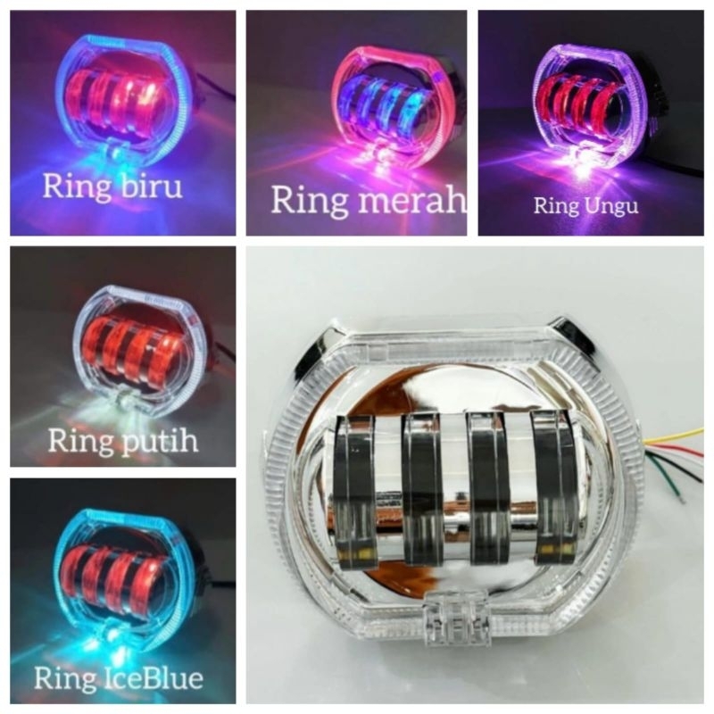 Jual lampu tembak biled projie new - led projie biled devil high low ...