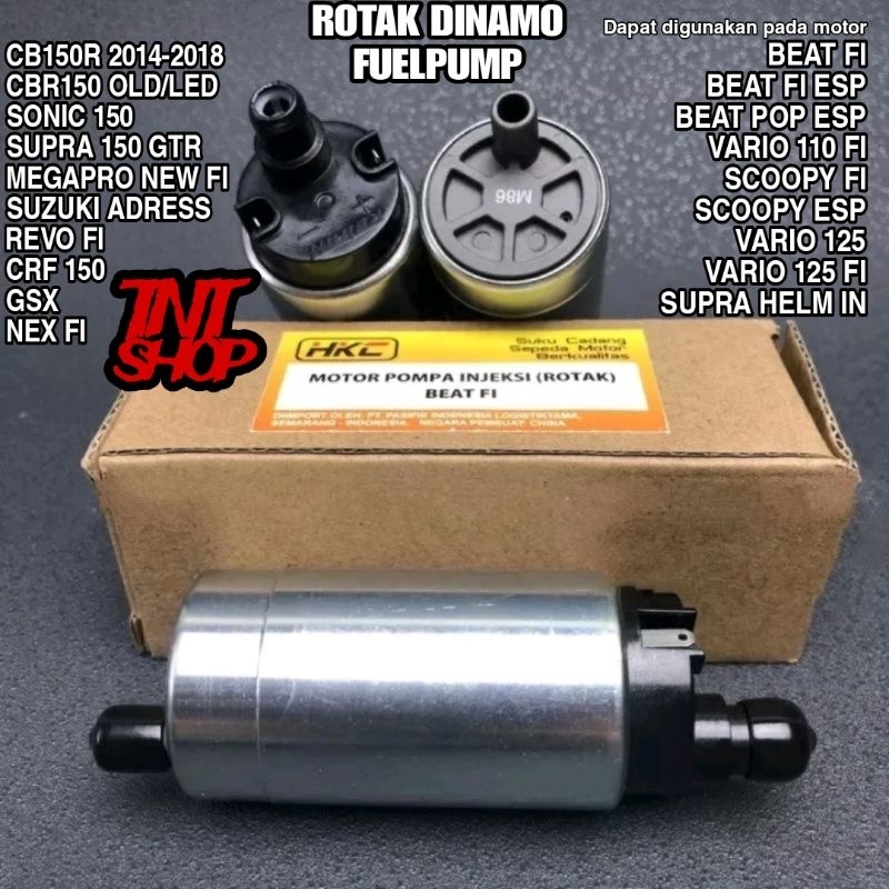 Jual RotakK Rotax Dinamo fuel pump Beat Fi Scoopy Vario Megapro Verza ...