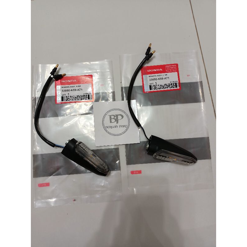 Jual Lampu Sein Sen Riting LED set 2pcs kiri Kanan Vario 125 new Vario ...