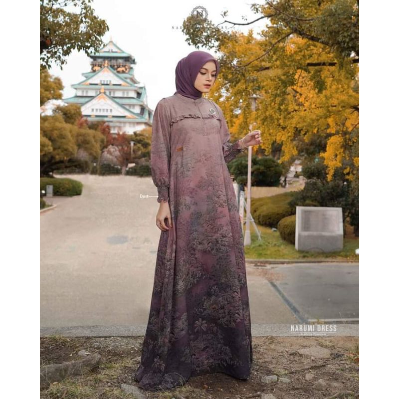 Jual Narumi Dress (M) Issabella Premium My Nadheera Luxury Nyaman Di ...