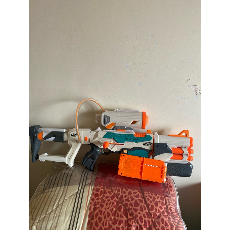 Jual NERF MODULUS TRI STRIKE | Shopee Indonesia